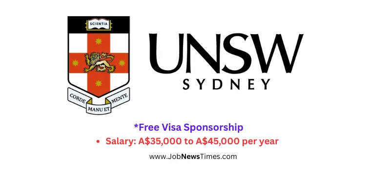 96 University of New South Wales Research Jobs in Australia 2025: Apply Now